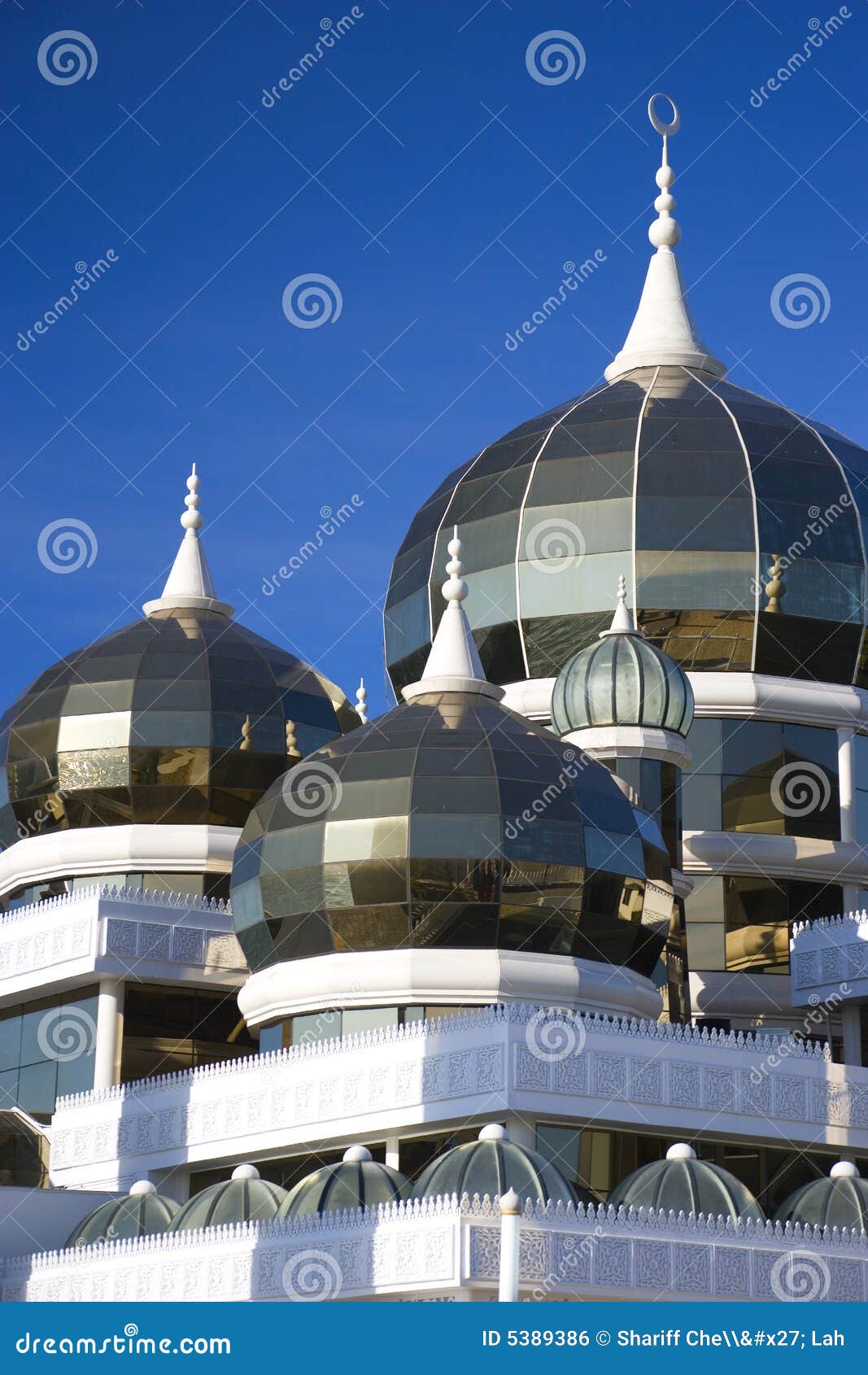 Crystal Mosque stock photo. Image of blue, religious, malaysia - 5389386