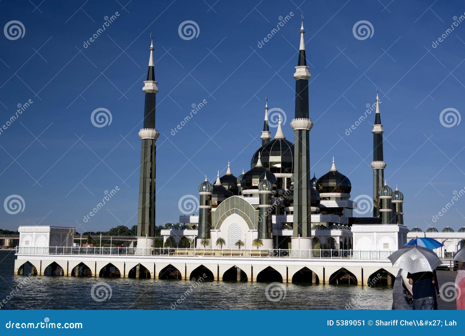 Crystal Mosque in Malaysia stock image. Image of touristic - 5389051