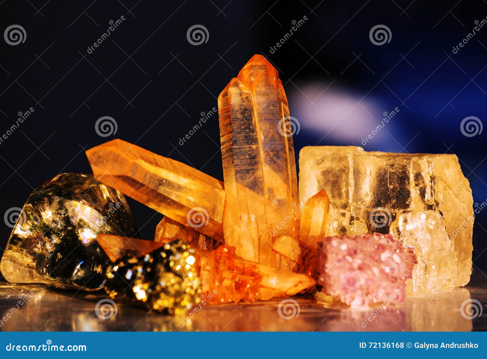 Crystal stock photo. Image of geology, mineral, natural - 72136168