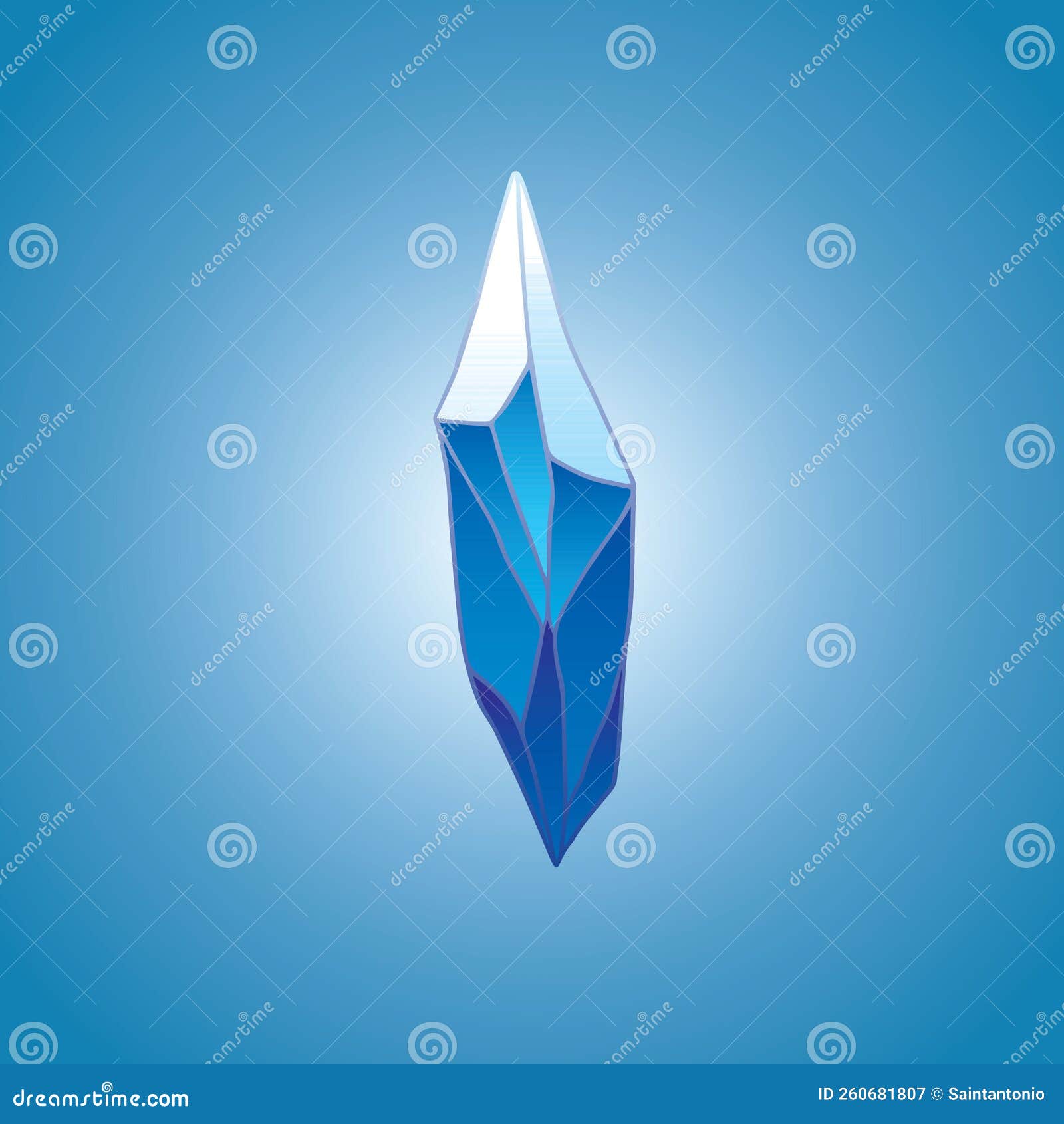 Crystal or Natural Mineral Gemstone. Game UI Icon Stock Vector ...