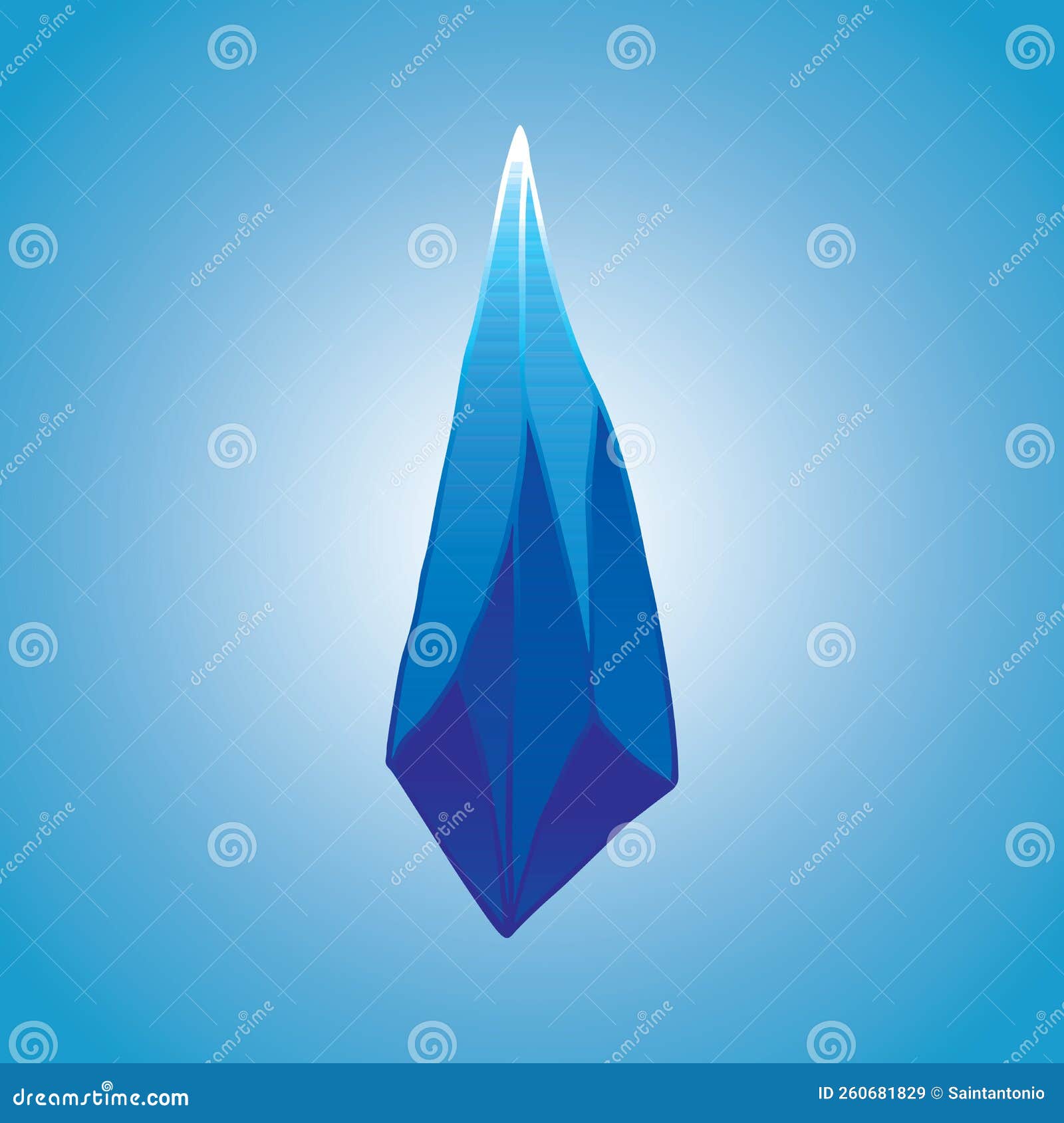 Crystal or Natural Mineral Gemstone. Game UI Icon Stock Vector ...