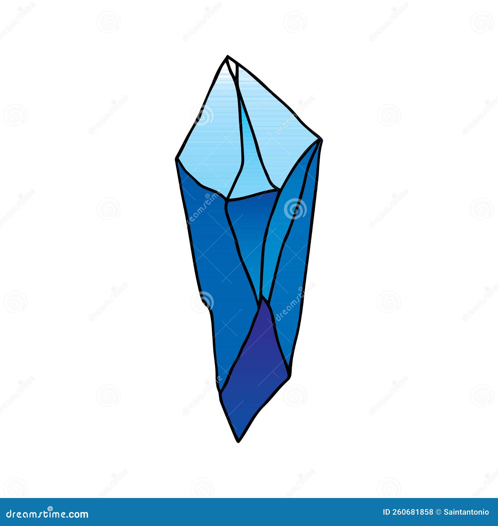 Crystal or Natural Mineral Gemstone. Game UI Icon Stock Vector ...