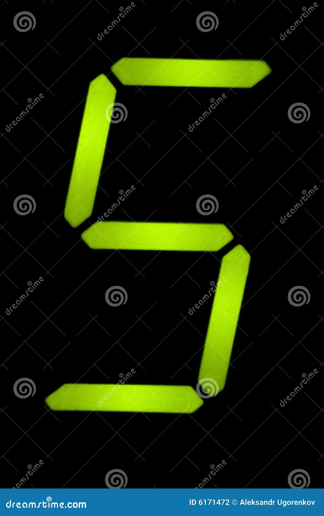 Crystal number five stock photo. Image of leisure, elementary - 6171472