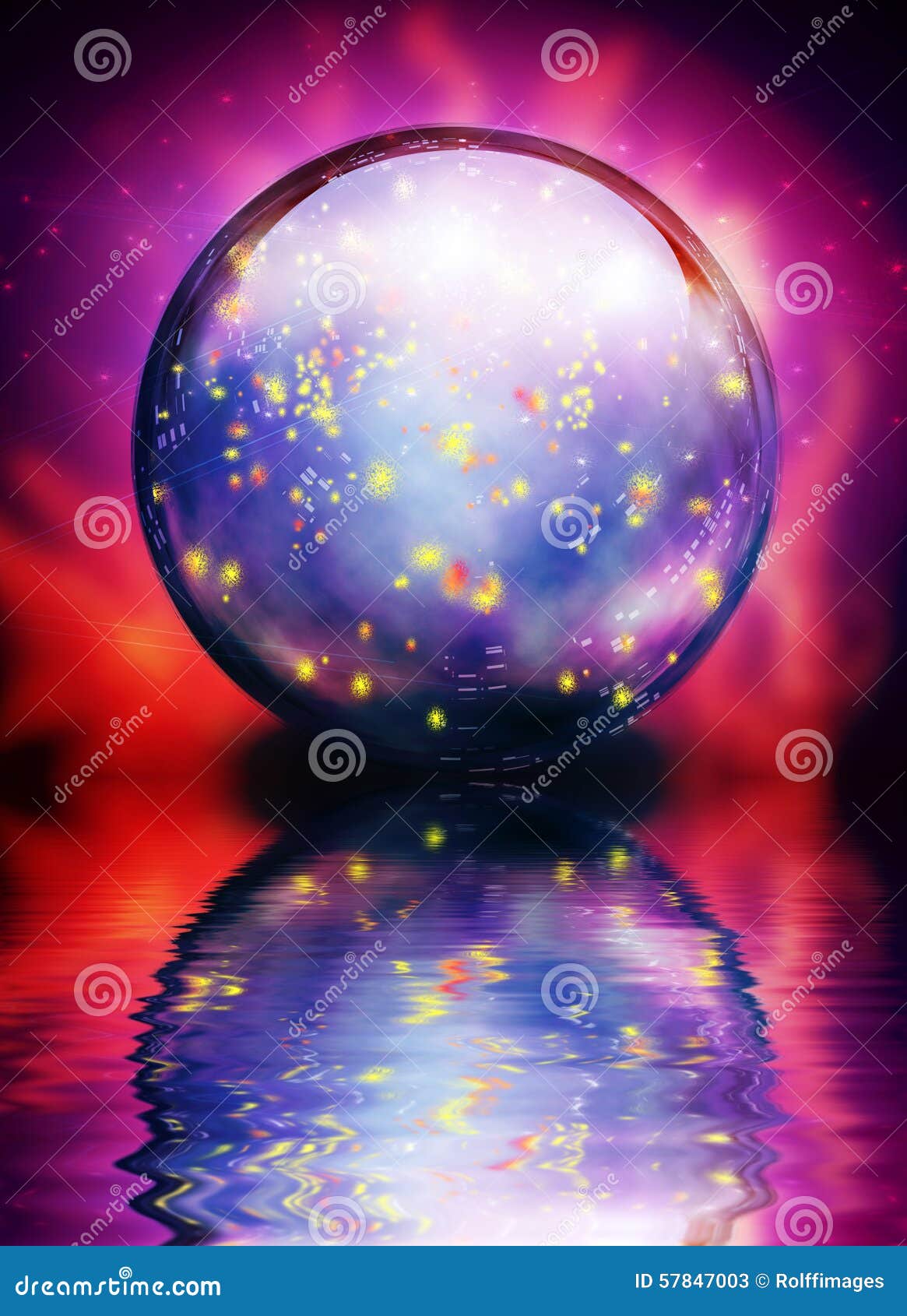 Crystal Orb stock abbildung. Illustration von mystiker - 57847003