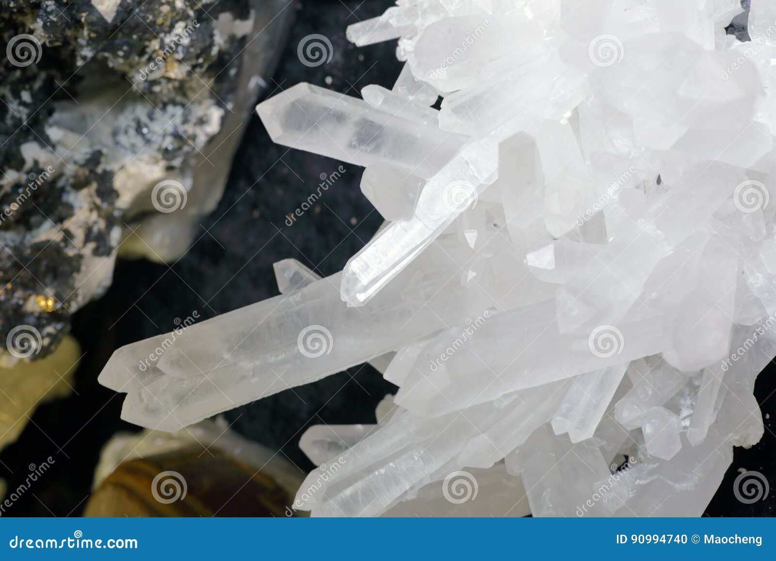 Crystal ore stock photo. Image of collecting, background - 90994740