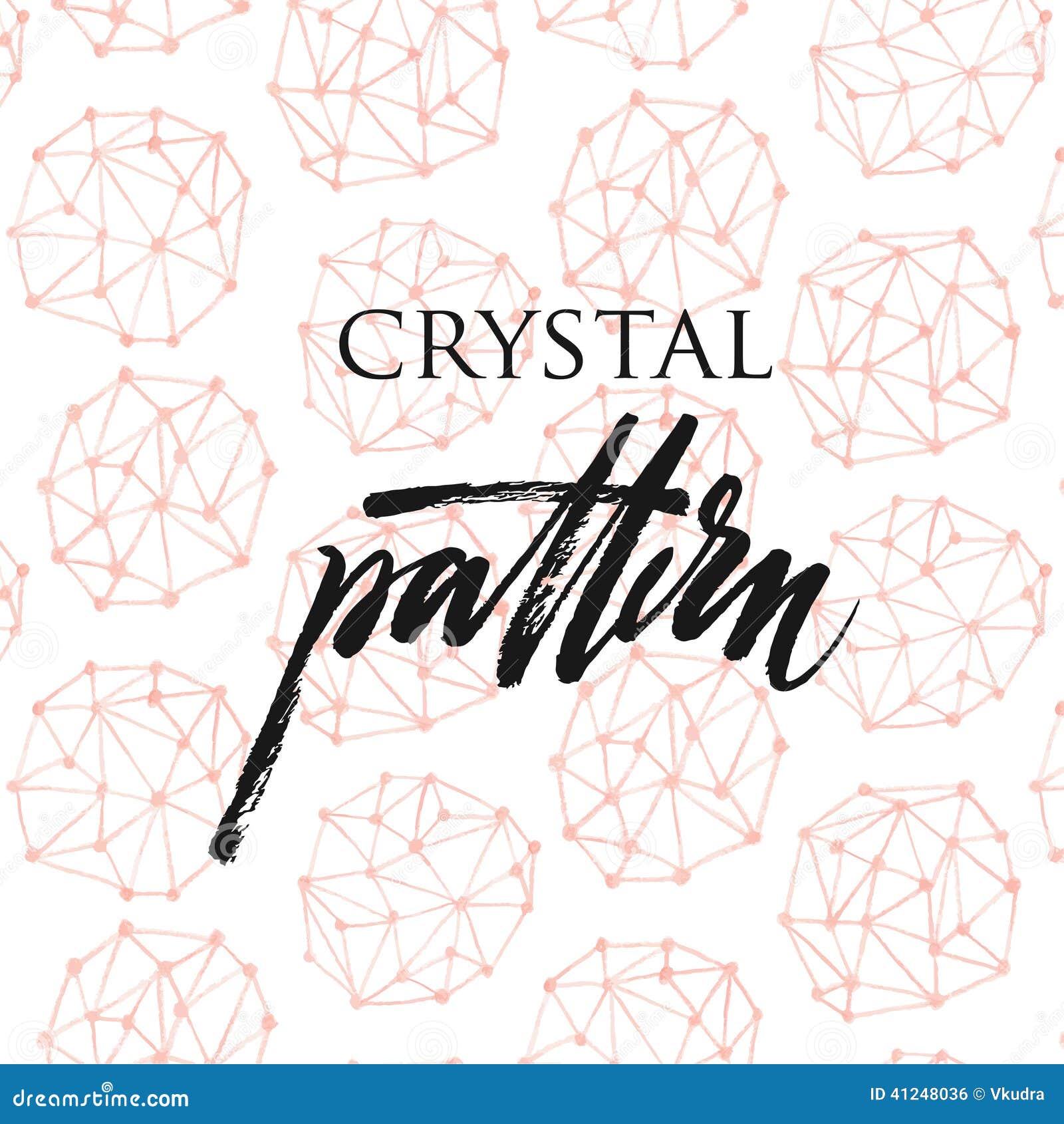 Crystal pattern stock vector. Illustration of shape, pattern - 41248036