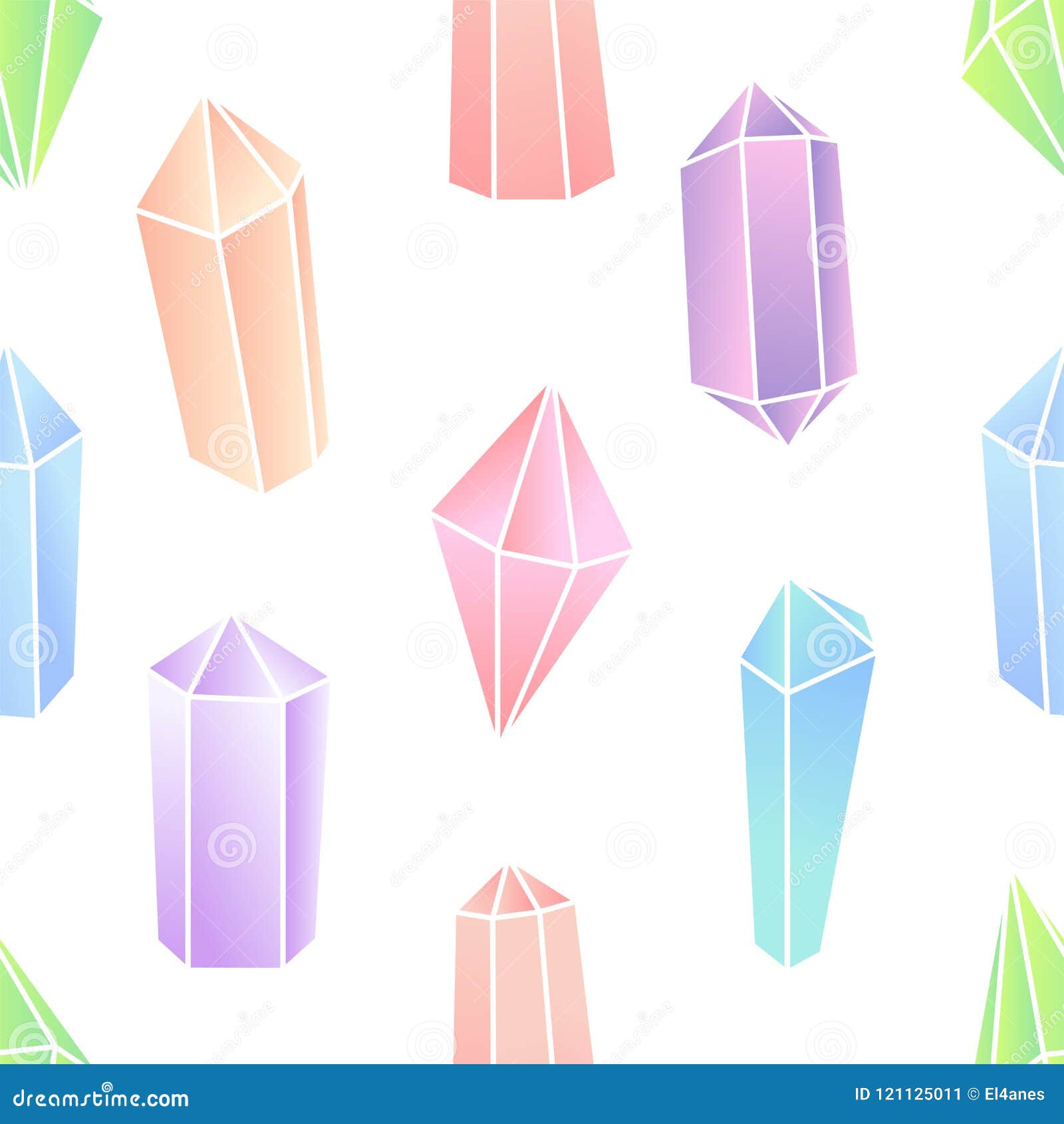 Crystal pattern. Vector stock vector. Illustration of diamond - 121125011