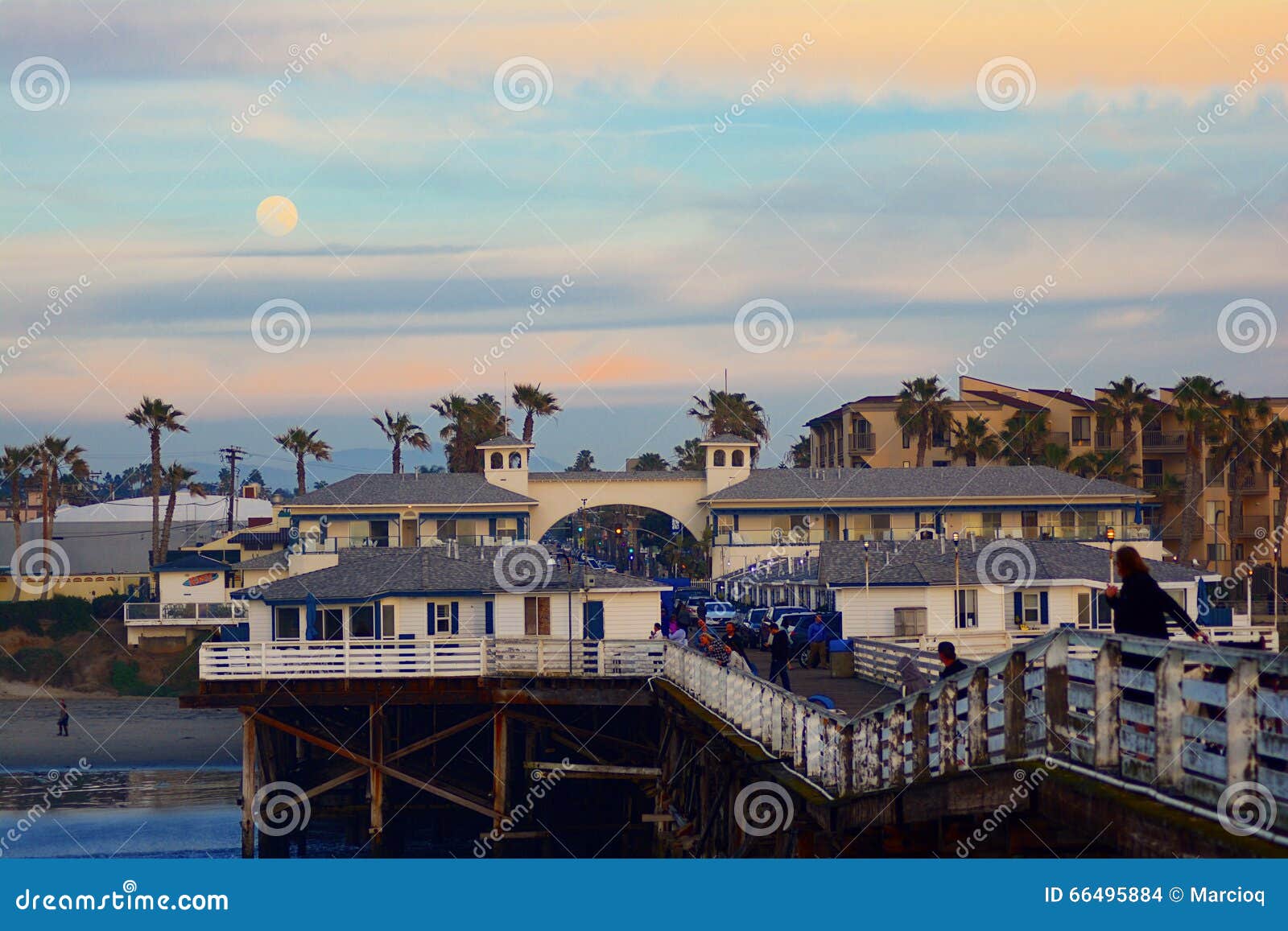 Crystal pier stock photo. Image of crystal, beach, diego - 66495884