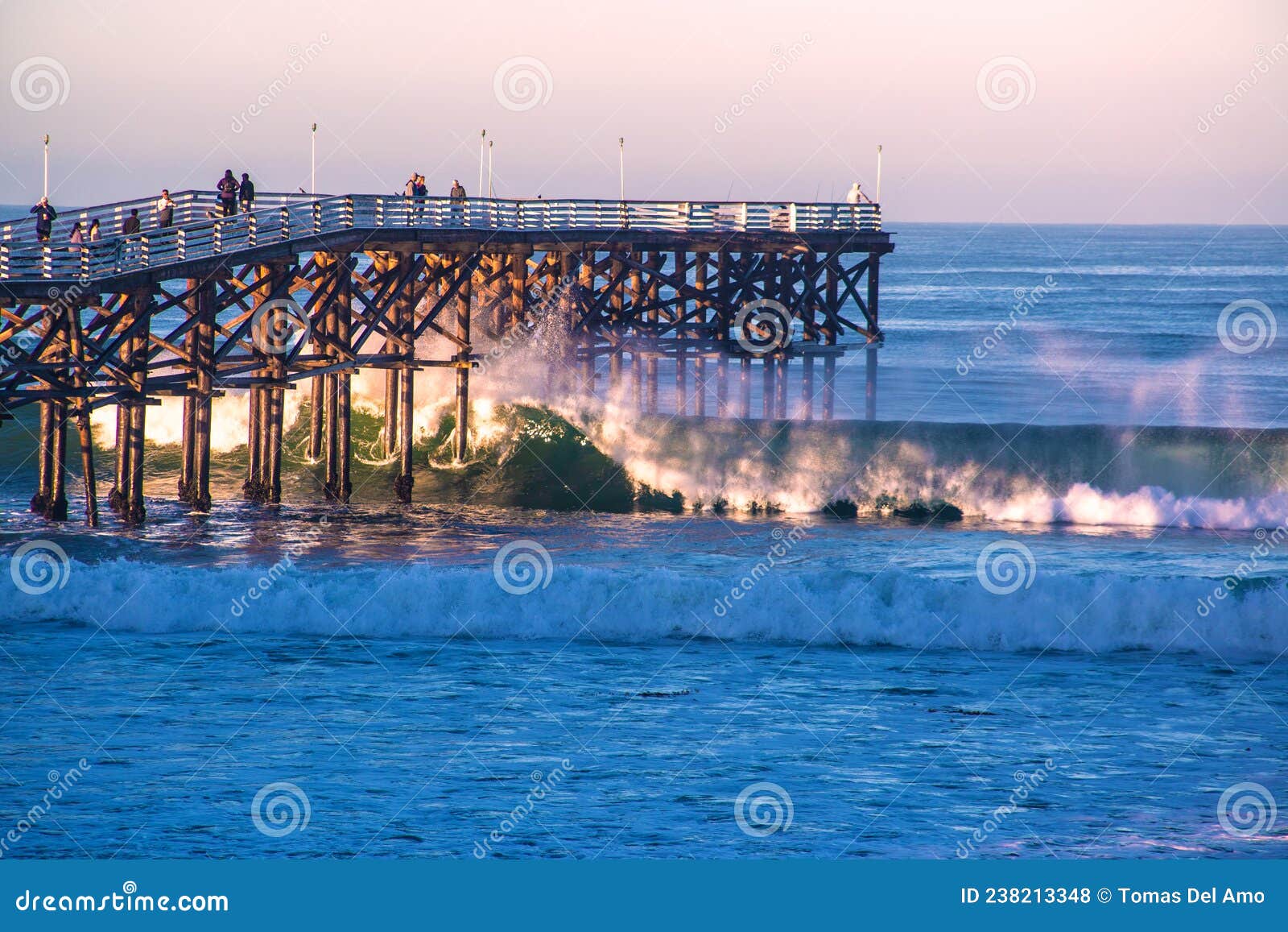 Crystal pier, san diego stock photo. Image of water - 238213348