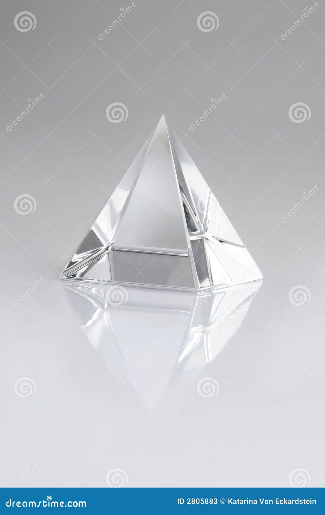 Crystal Pyramid stock image. Image of blingbling, birthstone - 2805883