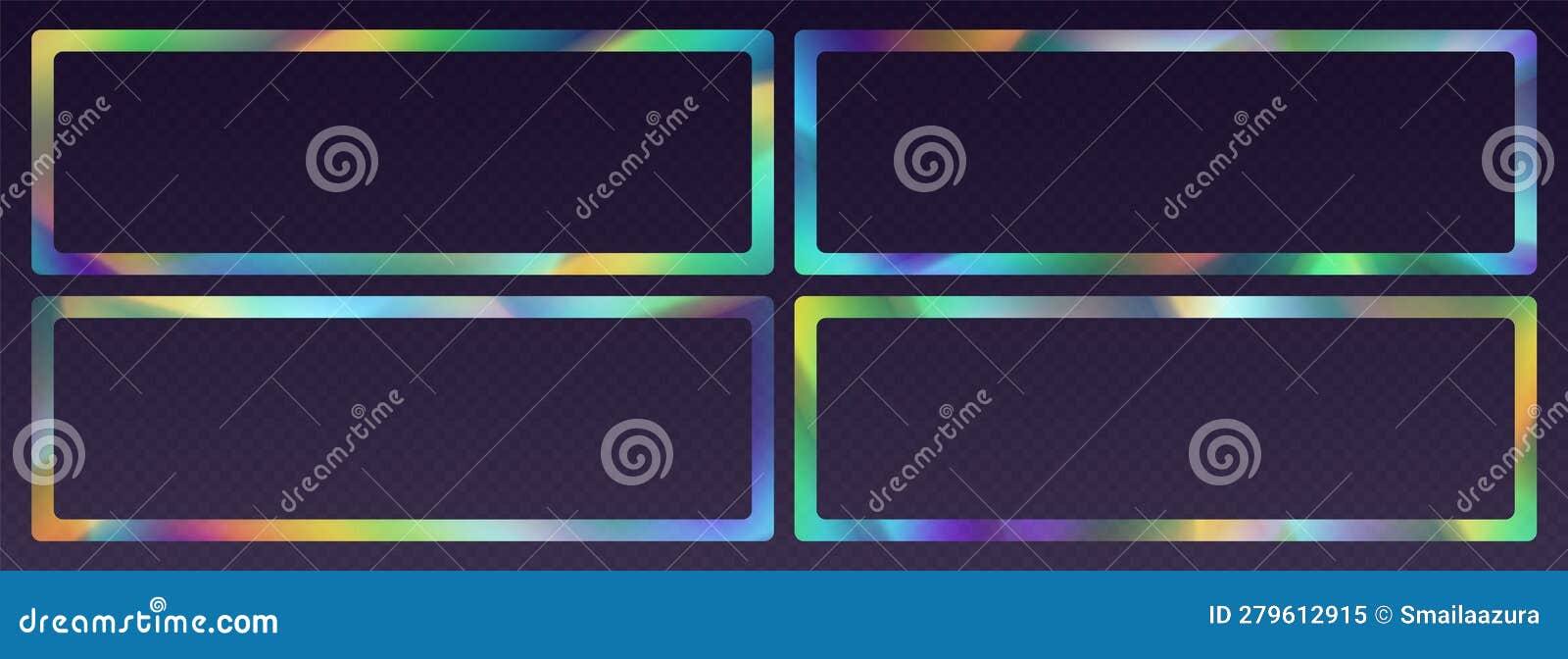 Crystal Refraction Frame, Rainbow Sunlight Border, Prism Light Effect ...