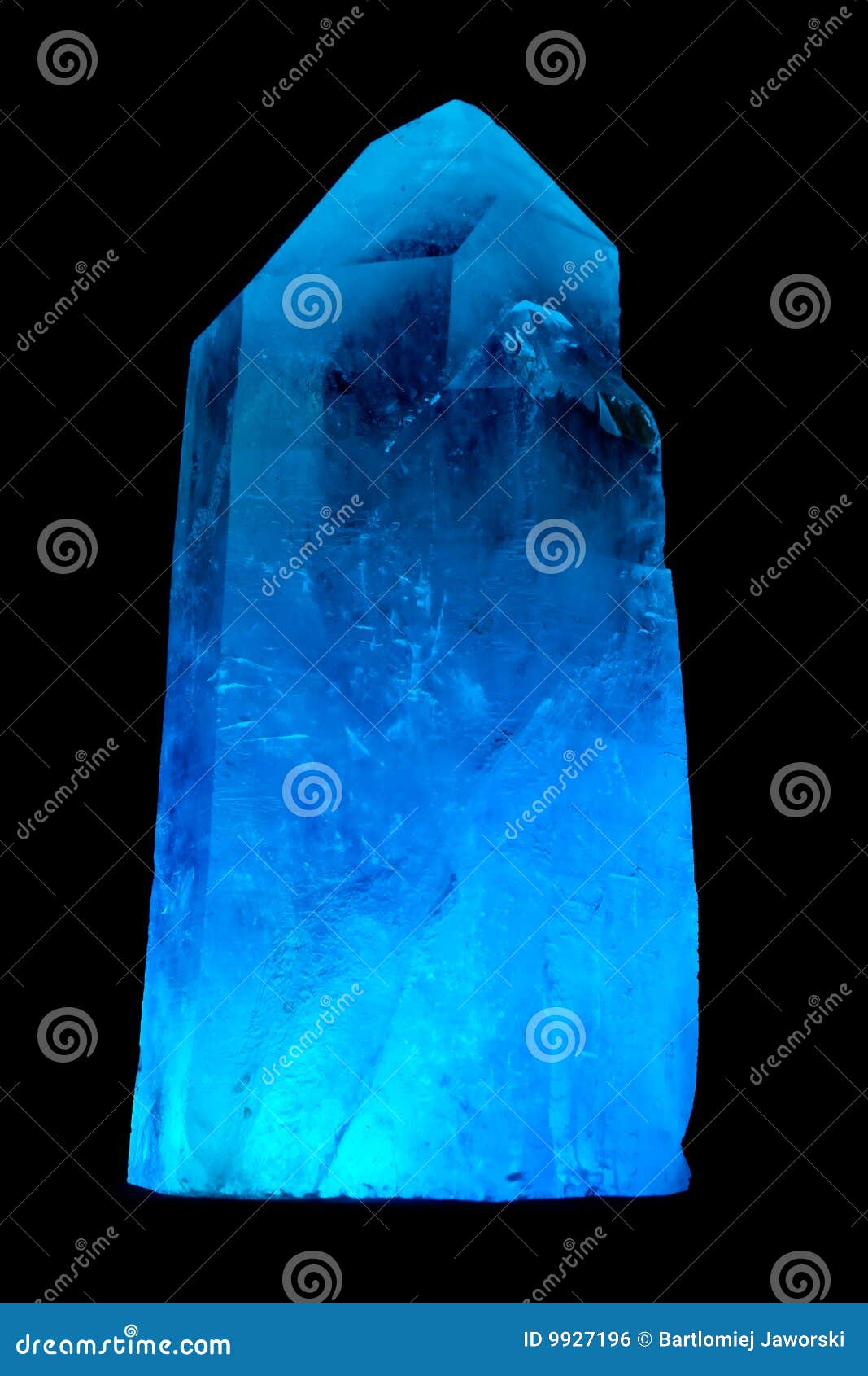 A crystal rock. stock photo. Image of gemstone, black - 9927196
