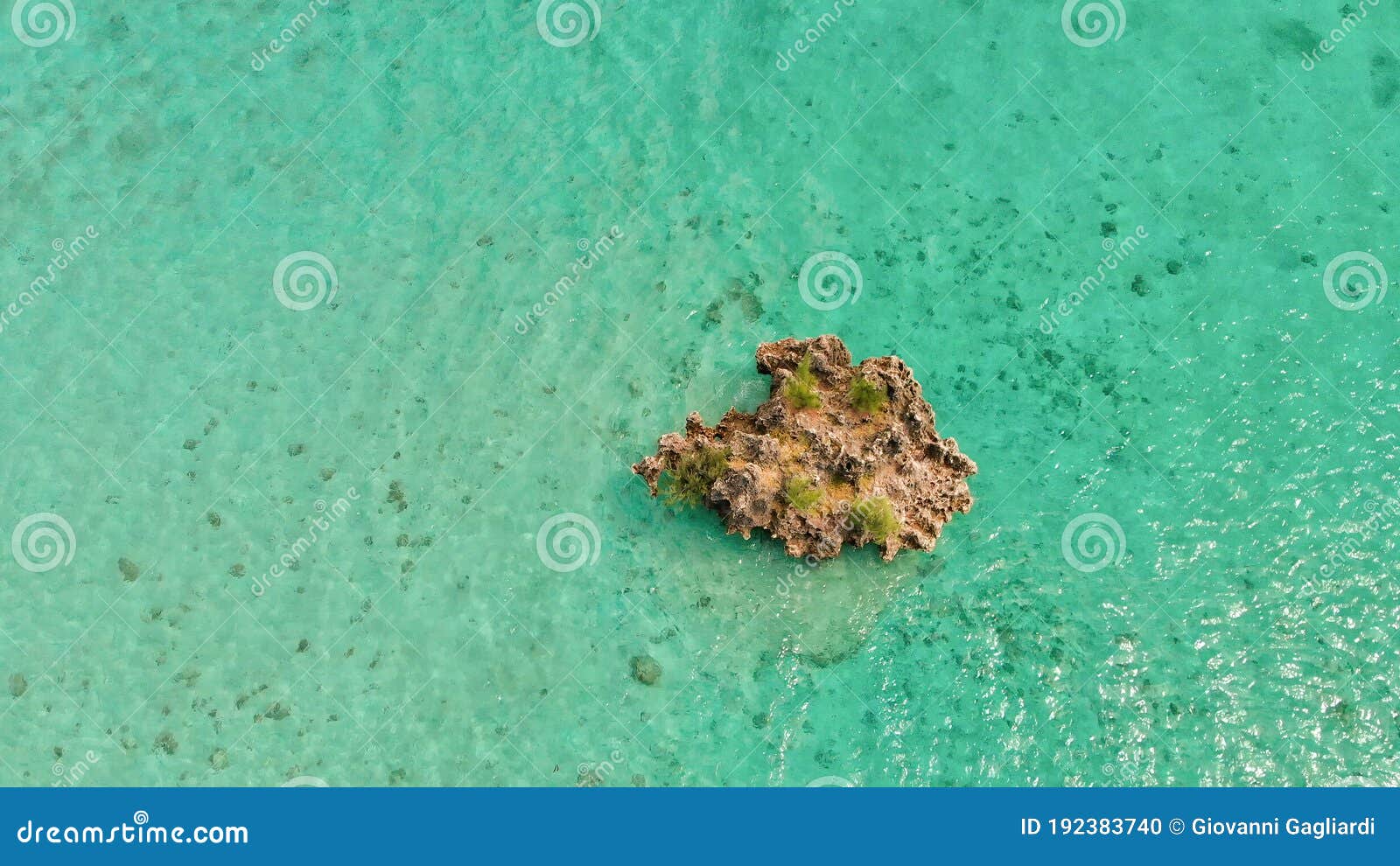 Crystal Rock Aerial View, Mauritius Island Stock Photo - Image of ...