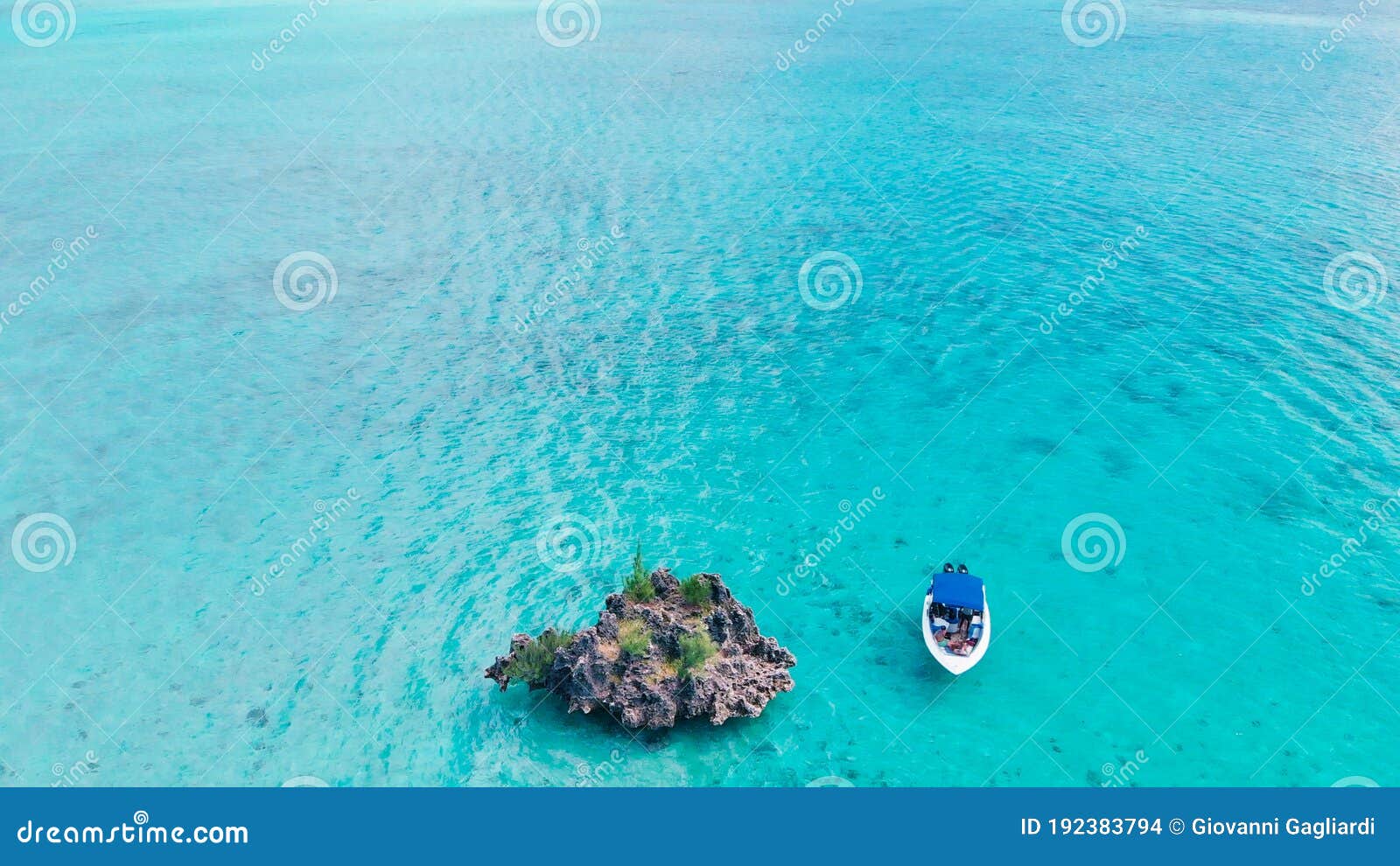 Crystal Rock Aerial View, Mauritius Island Stock Photo - Image of coast ...