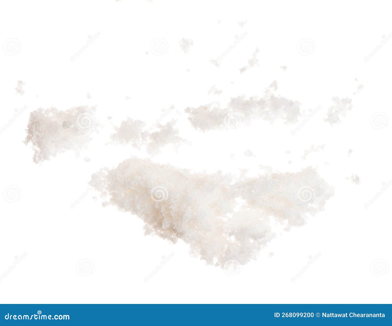 Crystal Salt Flying Explosion, Flake White Grain Salts Explode Abstract ...