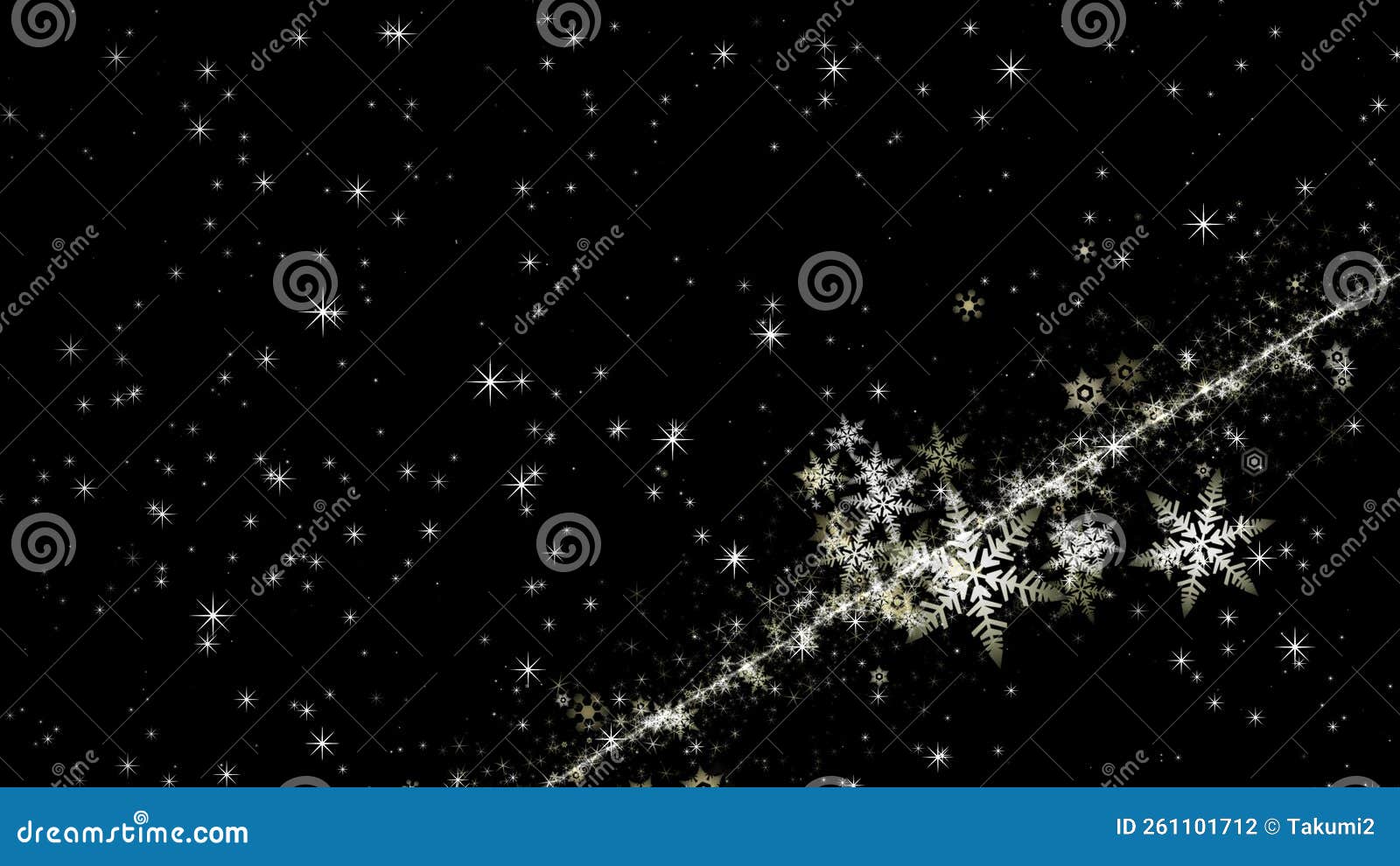 Crystal of Snow and Glitter Flutter on a Colored Background Stock ...