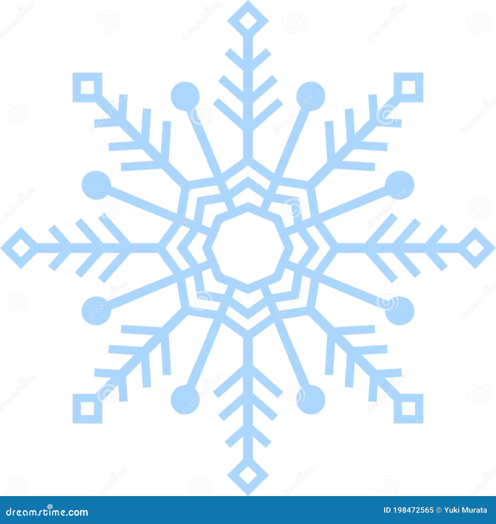 Crystal of snow stock vector. Illustration of mountain - 198472565