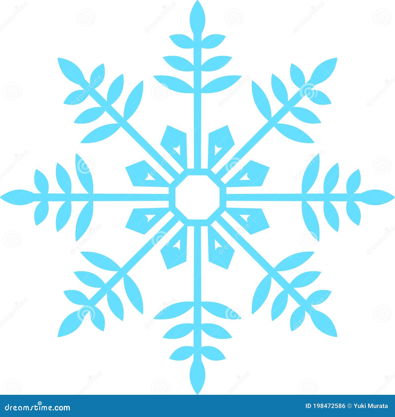 Crystal of snow stock vector. Illustration of lights - 198472586