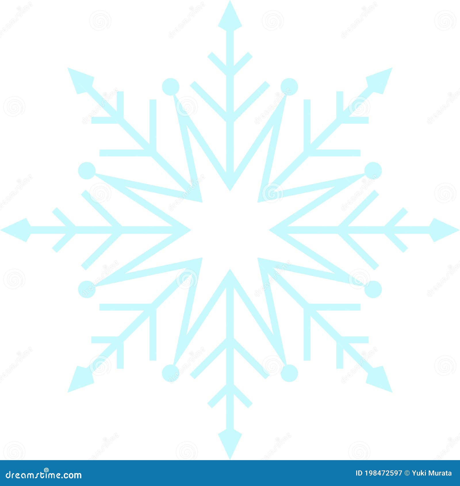 Crystal of snow stock vector. Illustration of landscape - 198472597