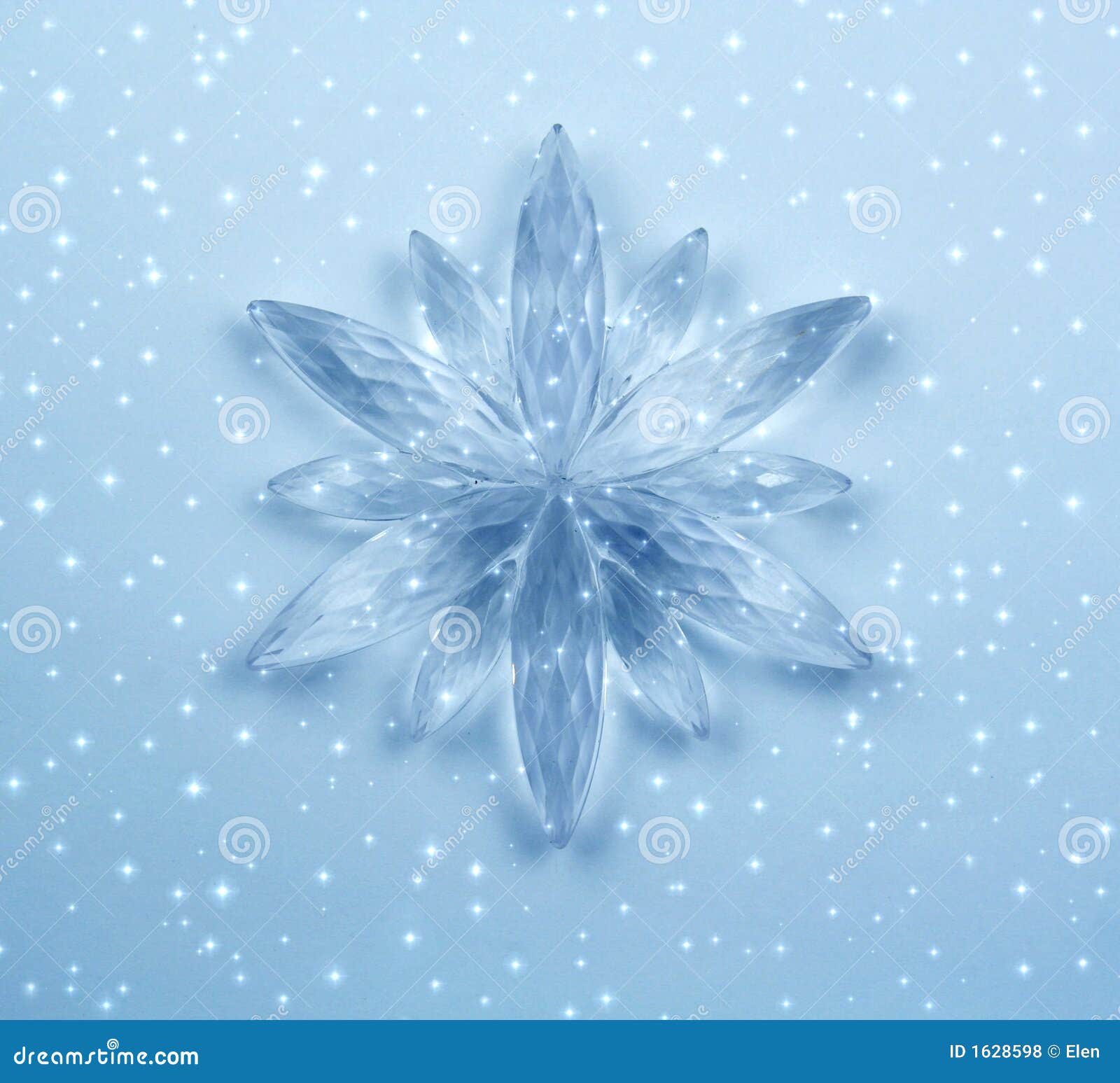 Crystal snowflake stock illustration. Illustration of play - 1628598
