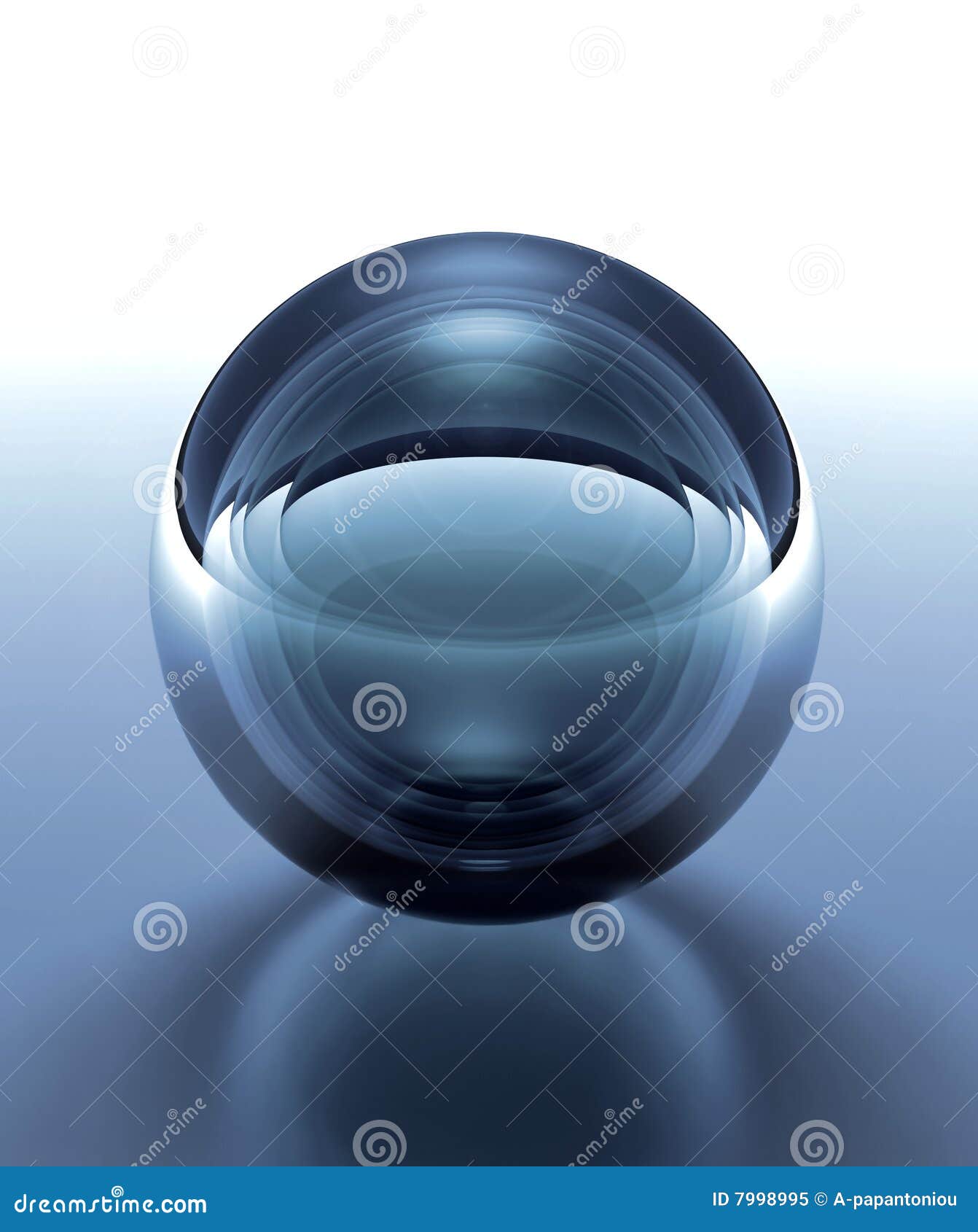 Crystal Sphere stock illustration. Illustration of symbol - 7998995