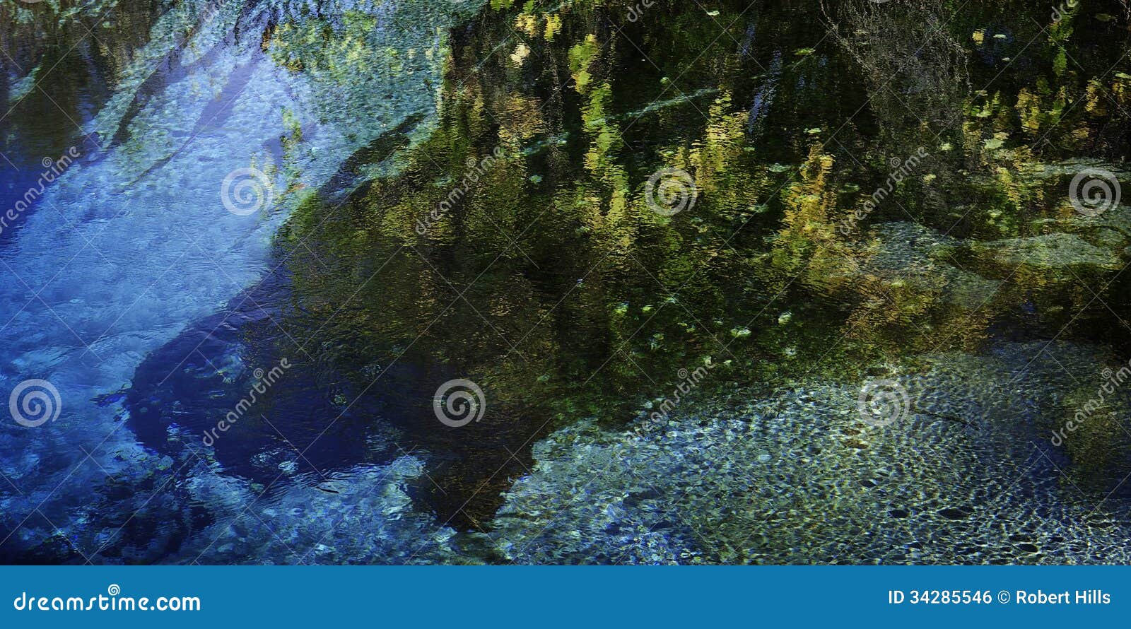 Crystal Spring 2 stock photo. Image of nature, multicolored - 34285546