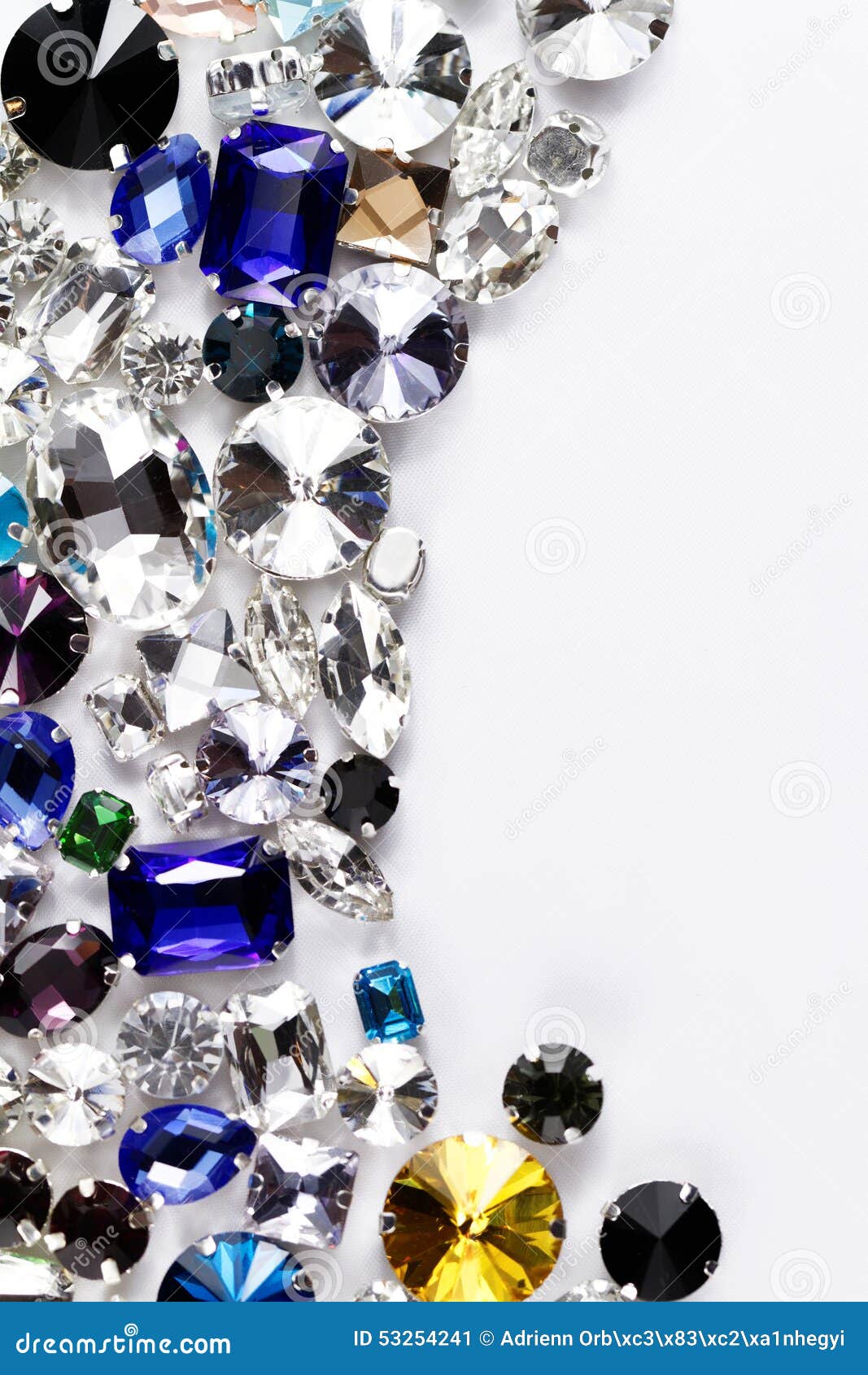 Crystal strasses stock image. Image of brilliant, beautiful - 53254241