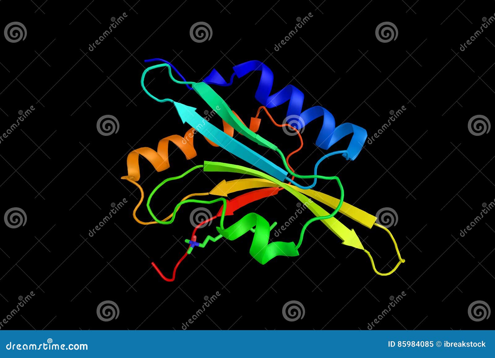Crystal Structure of Adf1 from Arabidopsis Thaliana, 3d Rendering. ADF ...
