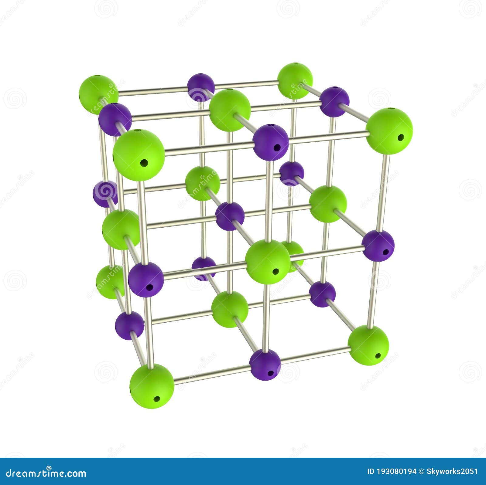 Fcc Structure of NaCl - Crystal Lattice. Stock Illustration ... Fcc Structure of NaCl - Crystal Lattice. Stock Illustration ...