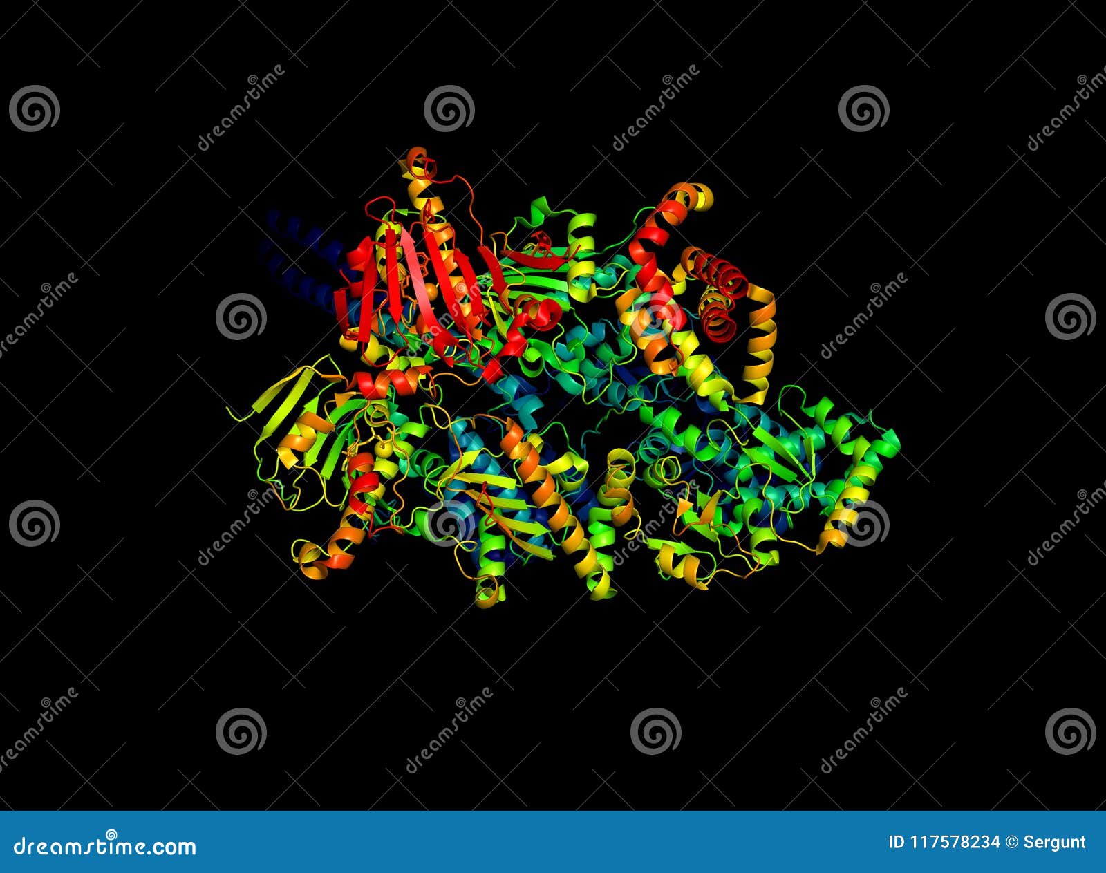 Structure Of Tumor Necrosis Factor Alpha Homotrimer Stock Photo ...