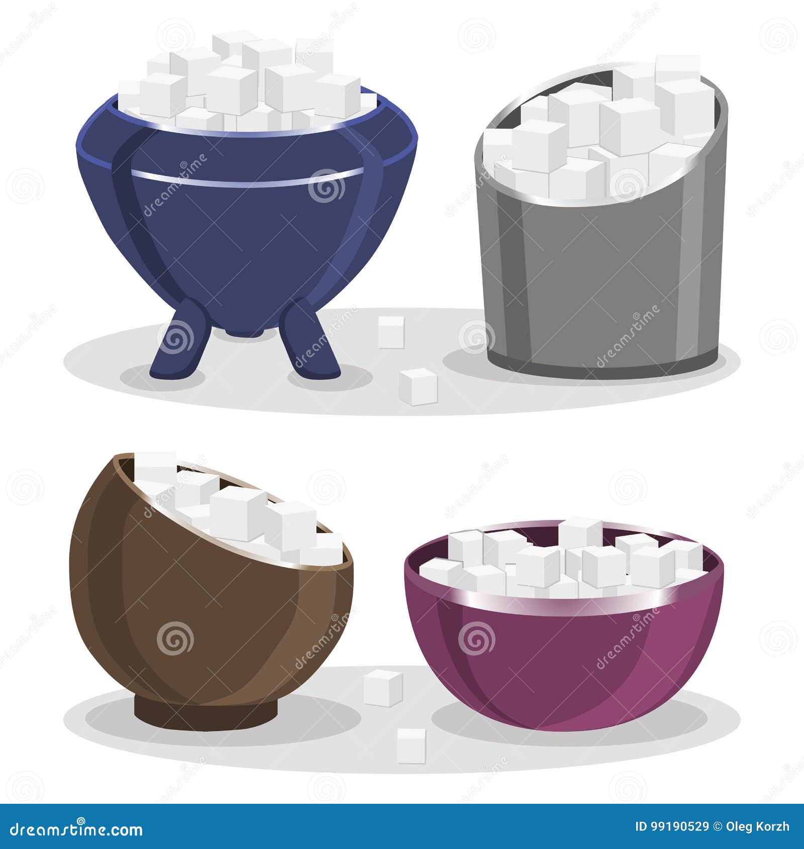 The crystal sugar. stock vector. Illustration of background - 99190529