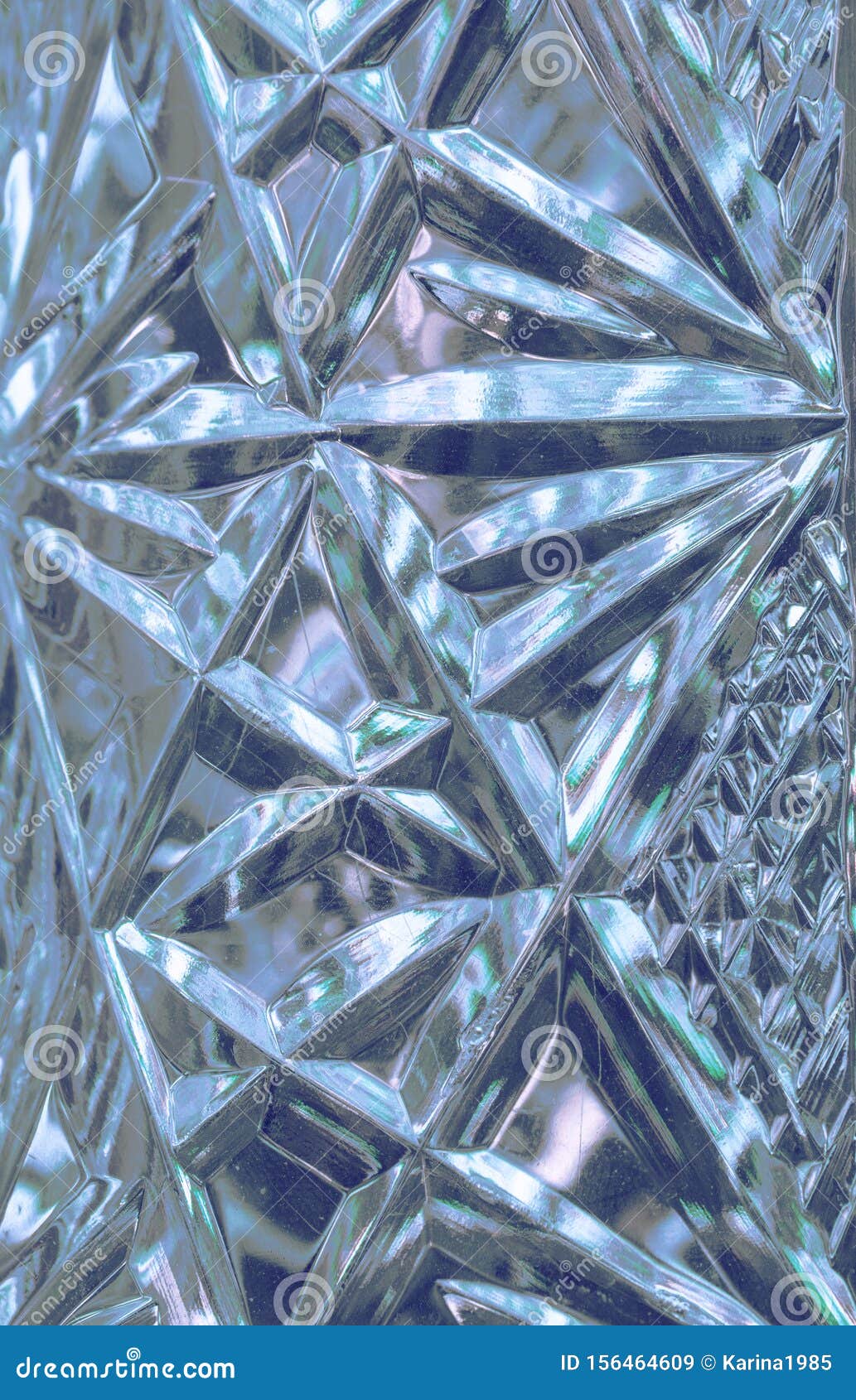 Crystal Texture. Closeup of a Crystal Vase Stock Image - Image of ...