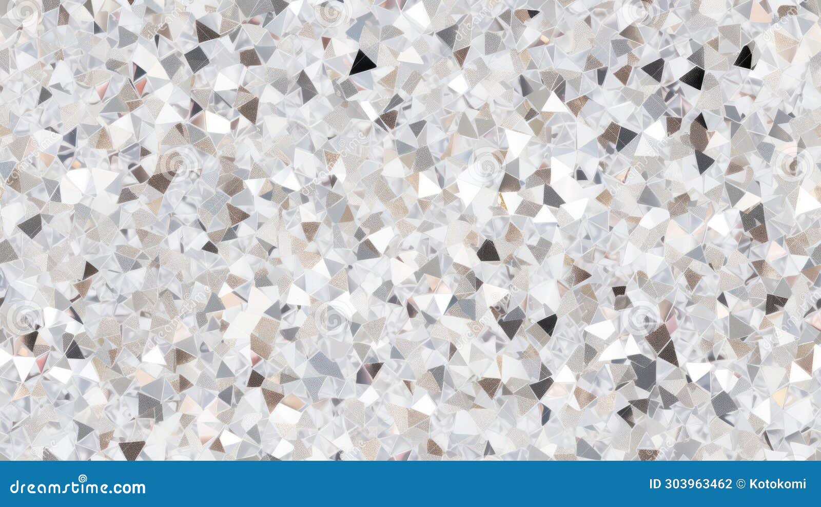 Crystal Triangle Background, Seamless Texture of Diamond. Glisten ...