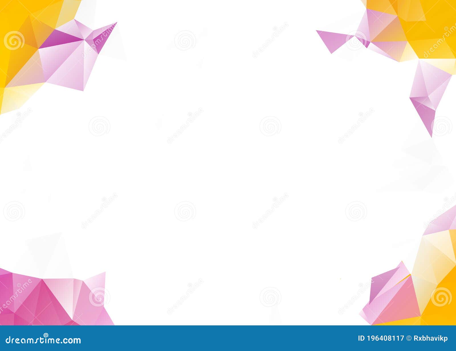 Crystal Triangles DesIgns at Corners Abstract Low Poly Geometric ...