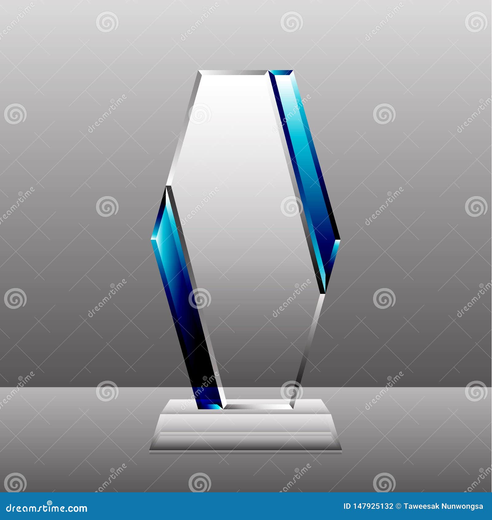 Trophy Certificate And Star Icon As Prize At Ceremonial Award With ...