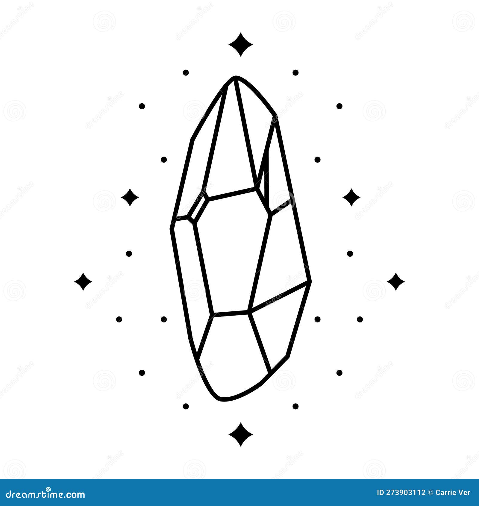 Crystal Vector Icon Design. Esoteric Crystals Flat Icon Stock ...