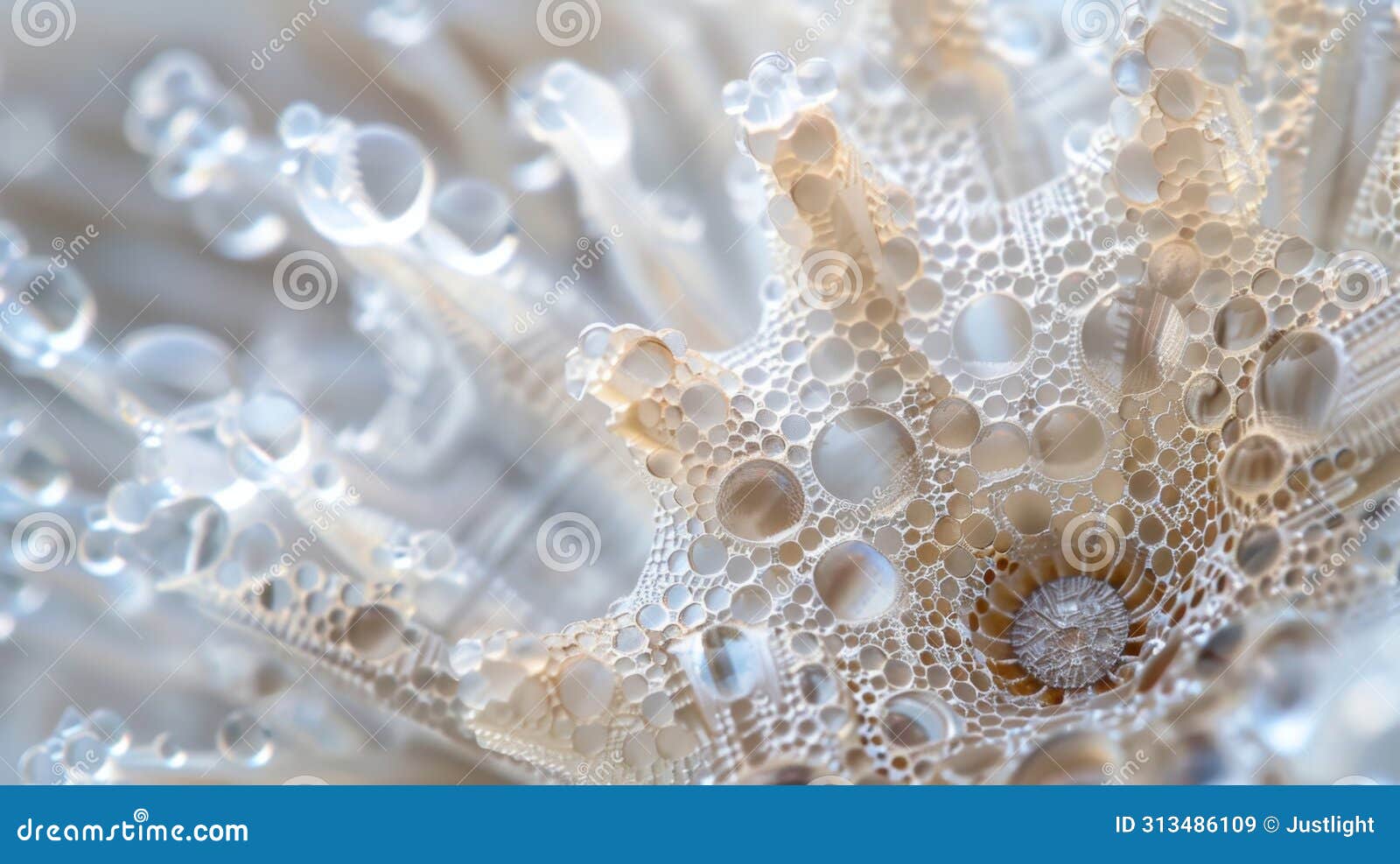 Crystallike Structure of a Mushroom Spore with Unique Patterns and ...