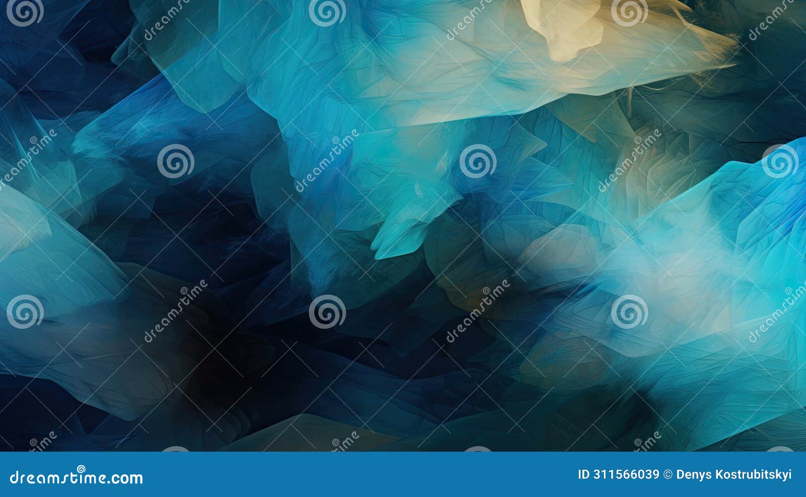 Crystalline Blue Complexity Stock Illustration - Illustration of ...