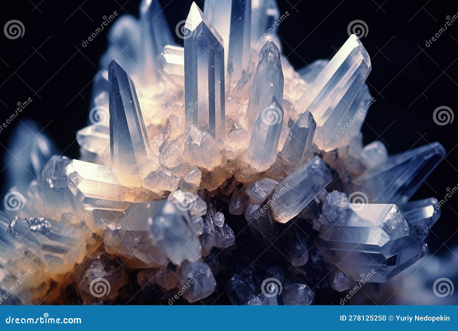 Crystalline Formations Patterns and Delicate Structures. Generative AI ...