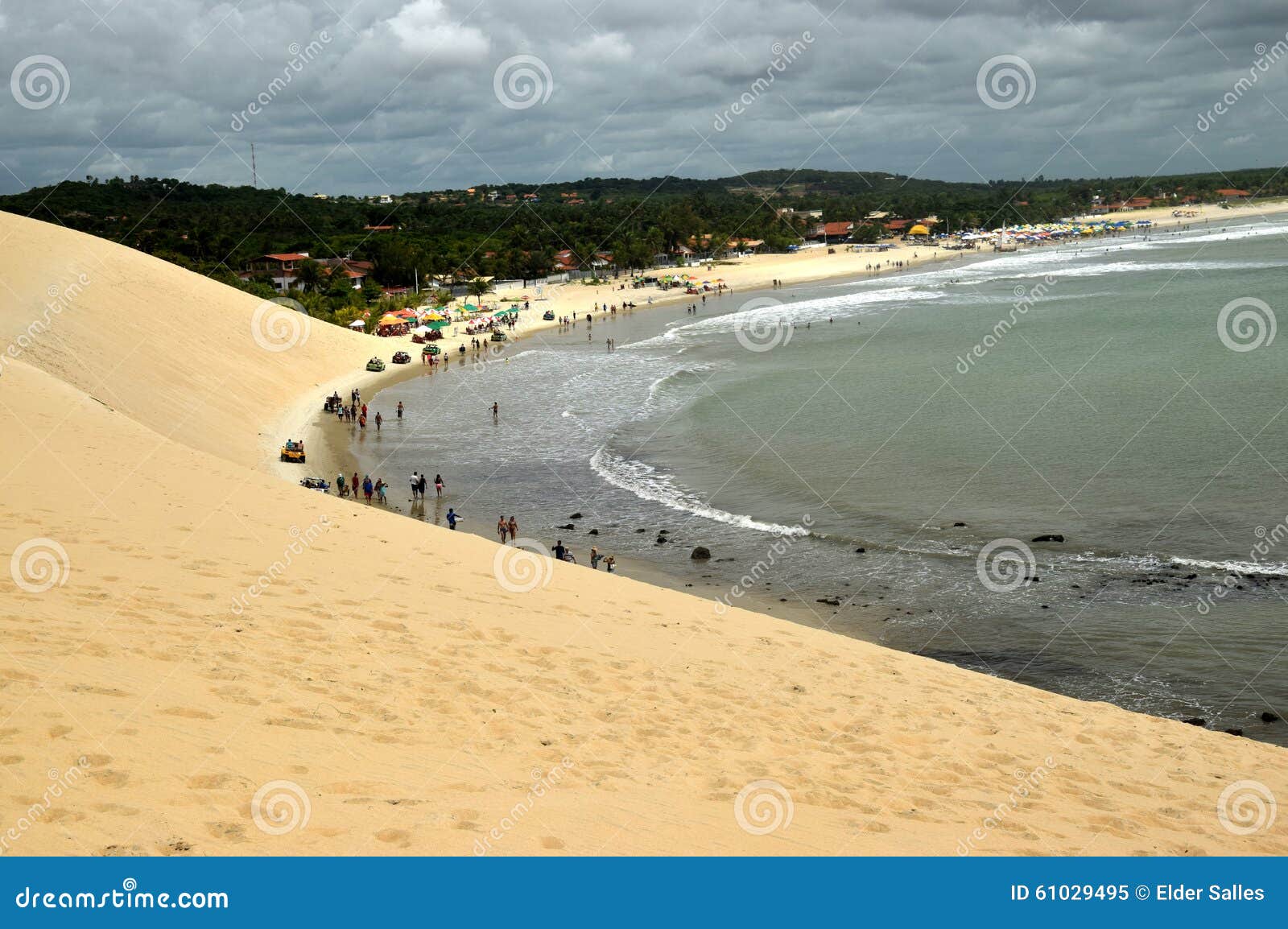 Crystalline Sea Beach in Natal Stock Image - Image of sunny ...