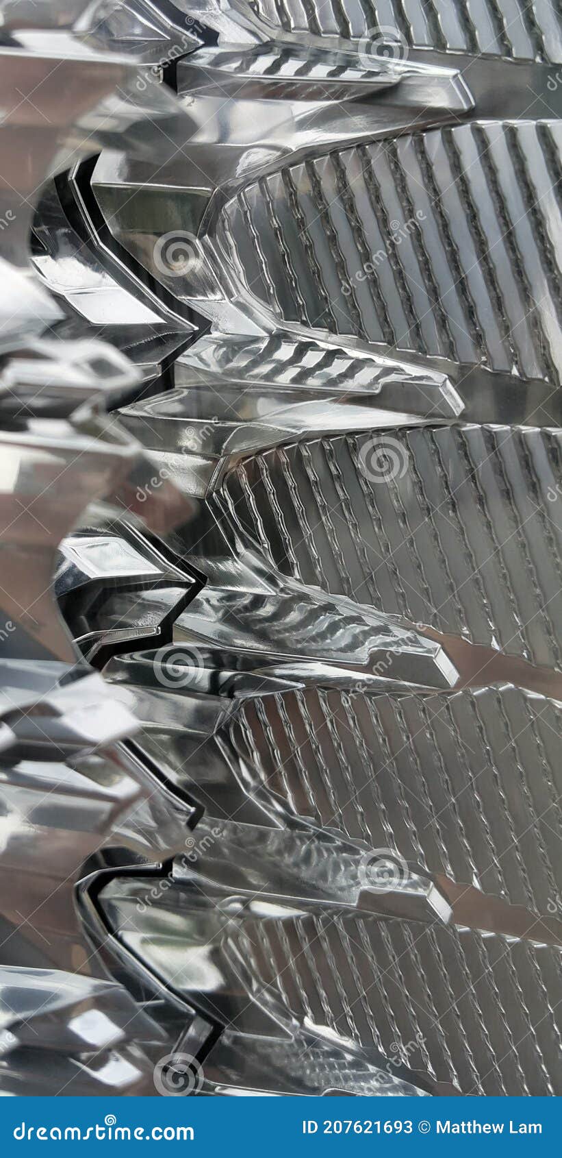 Crystalline Structures of Plastic. Sharp Edges. Transparent Stock Image ...