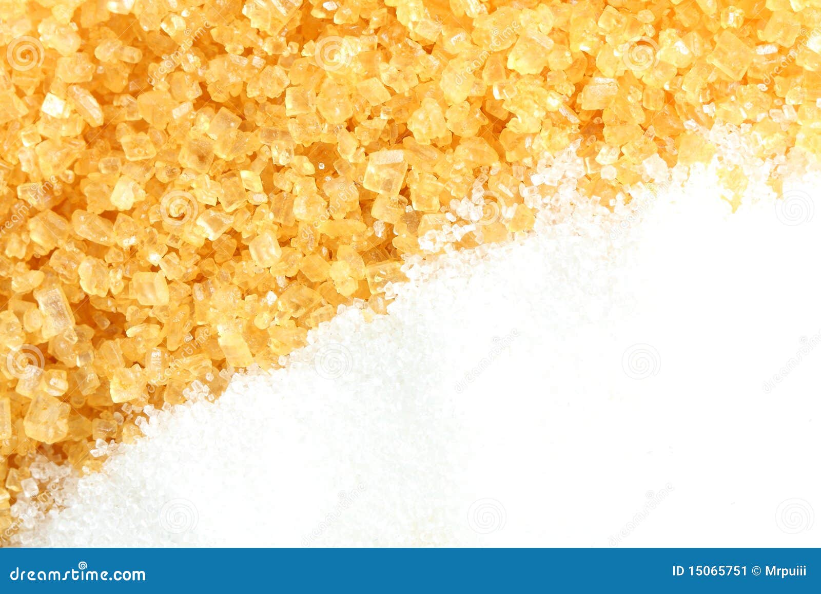 Crystalline Sugar and Granulated Sugar Stock Image - Image of food ...
