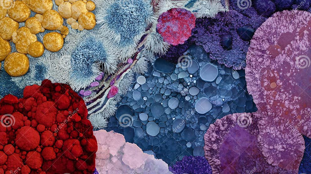 Crystallization Patterns of Various Salts Creating Dendritic Growth ...