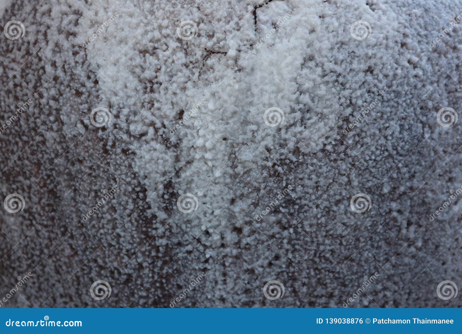 Crystallization Of Salt Caused By Sea Waves And Crystallization On The ...