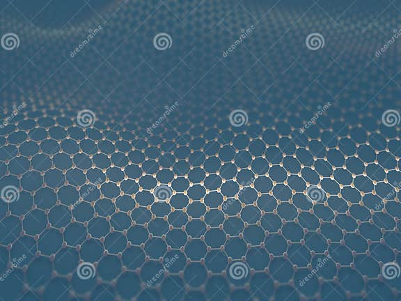 Crystallized Carbon Hexagonal System Stock Image - Image of graphite ...