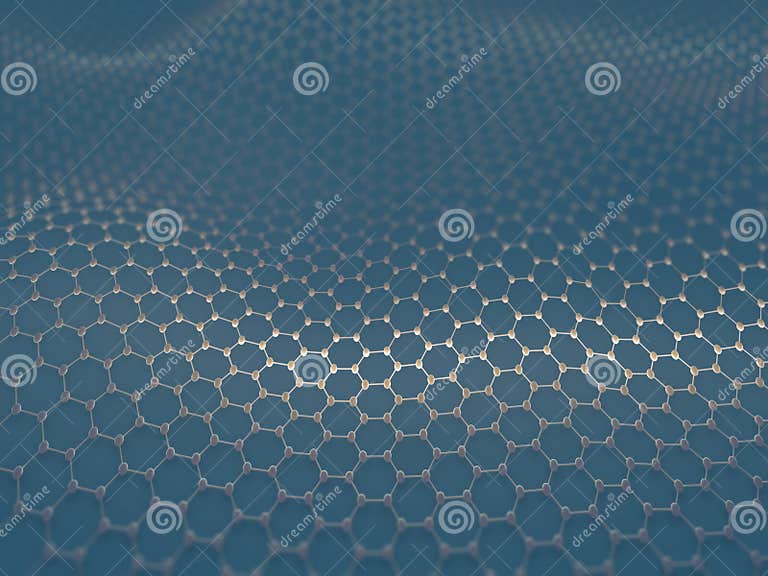 Crystallized Carbon Hexagonal System Stock Image - Image of graphite ...