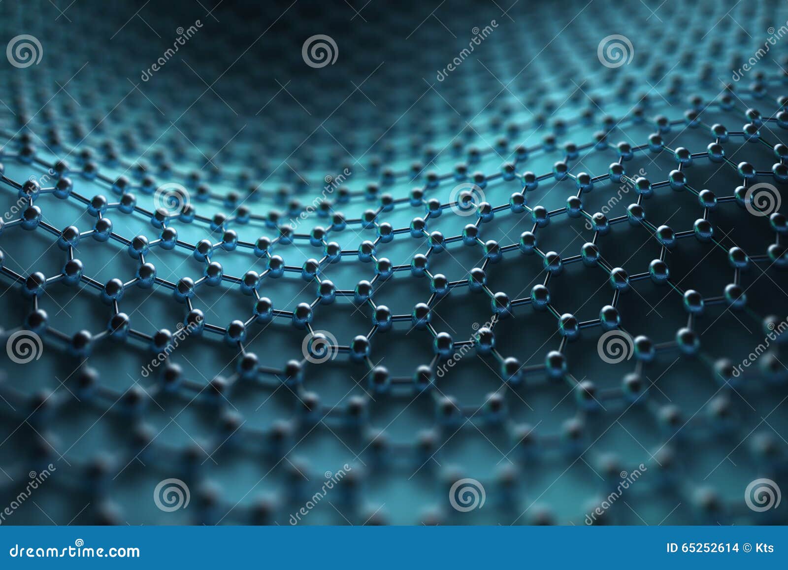 Crystallized Carbon Hexagonal System Stock Illustration - Illustration ...