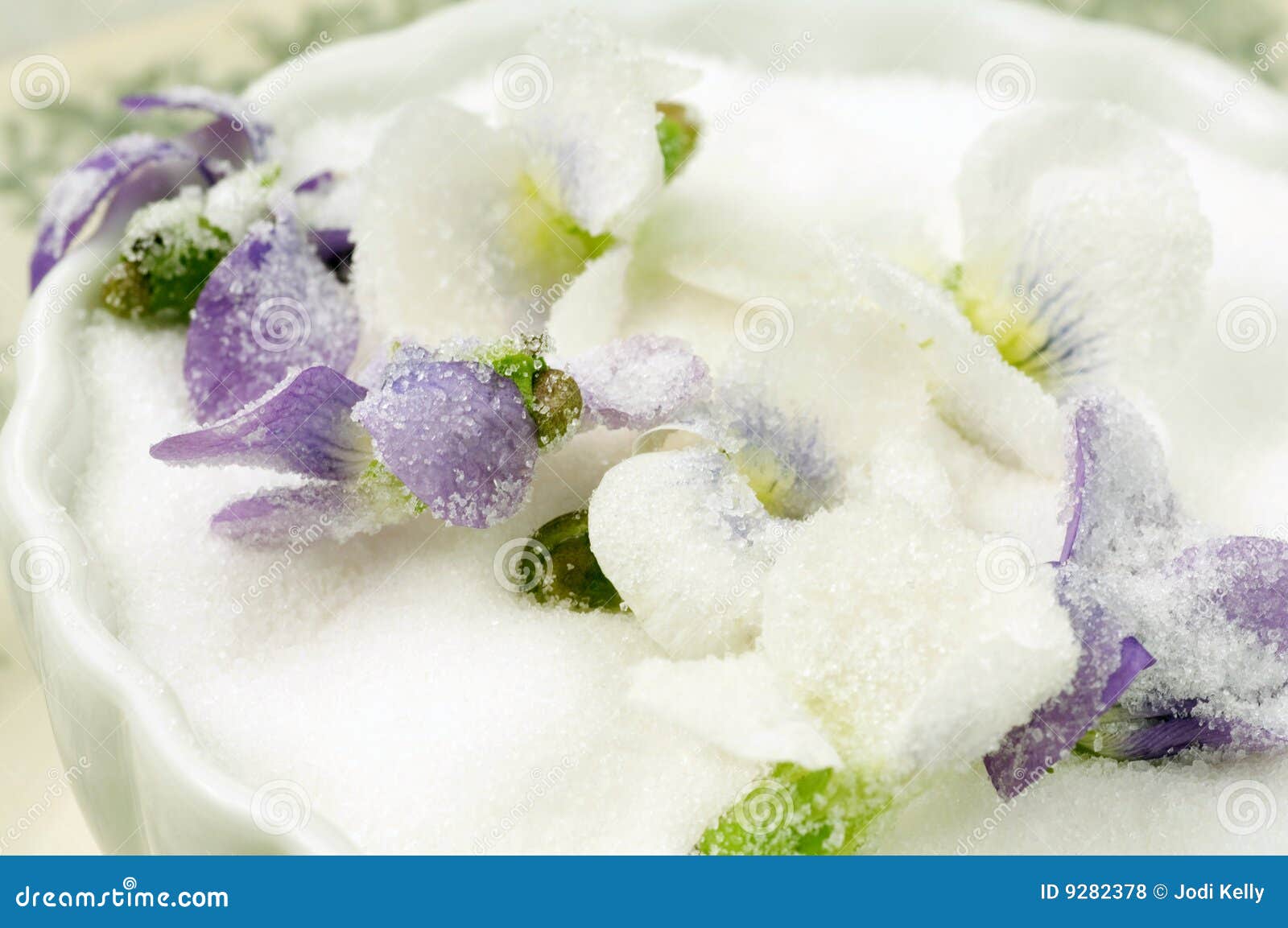 Crystallized Violets stock photo. Image of cupcake, floral - 9282378