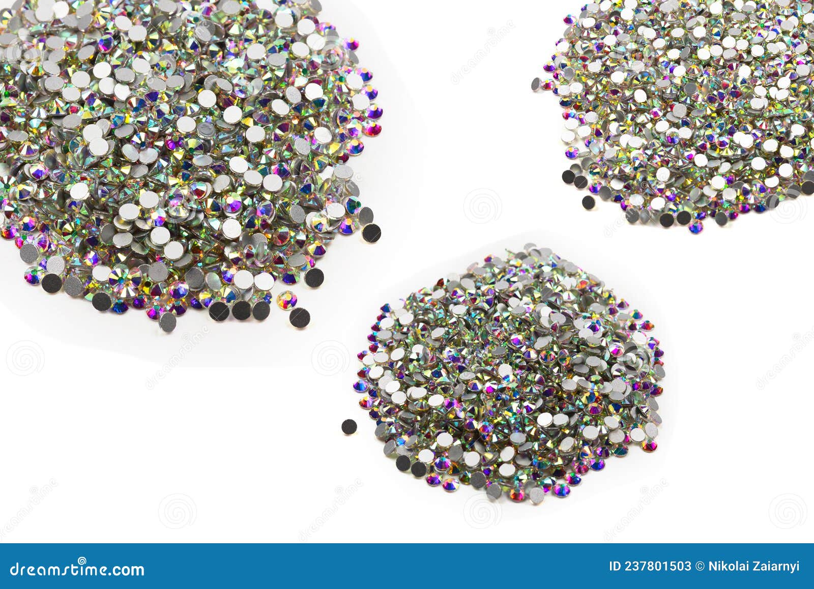 Crystals Ab Isolated on White Background Stock Image - Image of green ...