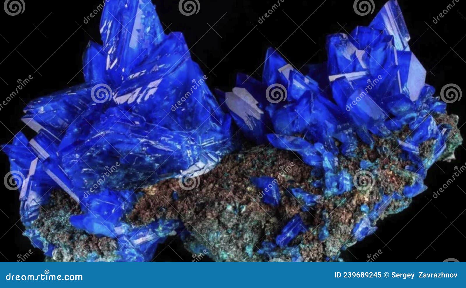 Crystals of Blue Vitriol - Copper Sulfate, Esoteric Accessory. Stock ...